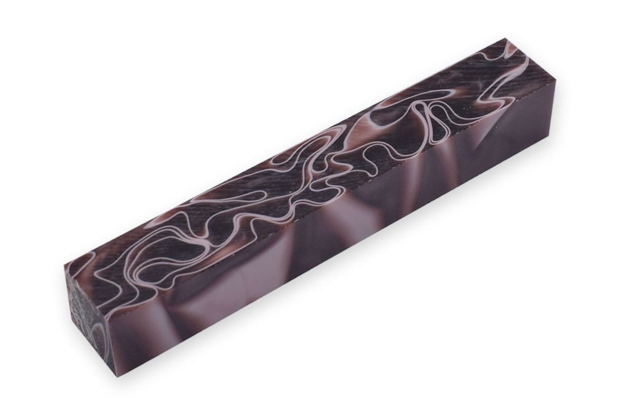 Acryl-Kit Kaffe m. pink - ACRYLESTER TIL KIT - www.trædrejerbutikken.dk